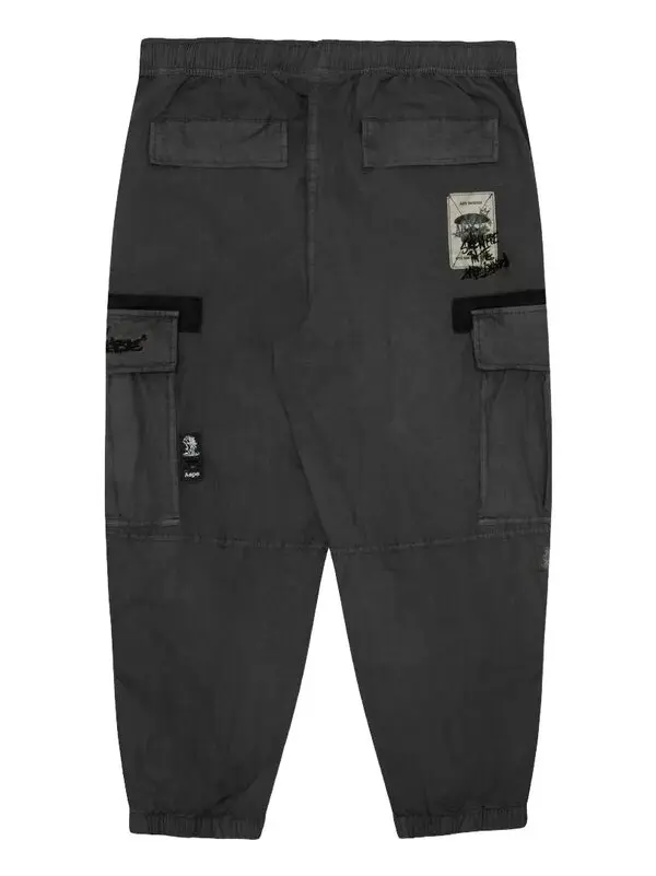 AAPE BY *A BATHING APE Moonface Patch Cargo Pants - Black