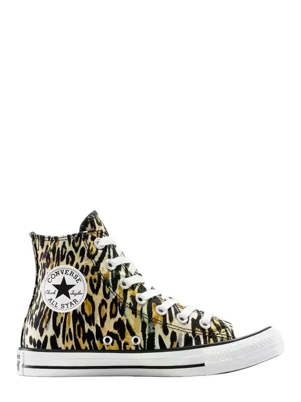 CONVERSE Leopard-print High-top Sneakers - Neutrals