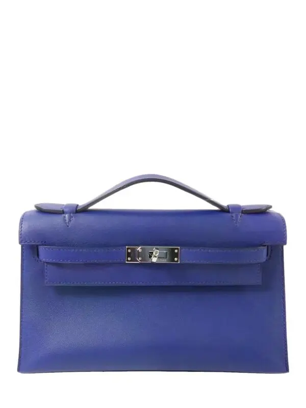 Hermès Kelly Pochette Tote Bag - Blue