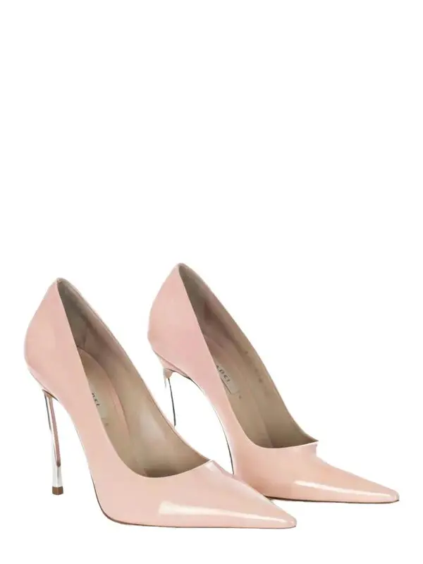 Casadei Blade Patent Leather Heeled Pumps - Pink