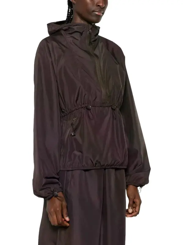 Cecilie Bahnsen Hooded Drawstring Jacket - Brown