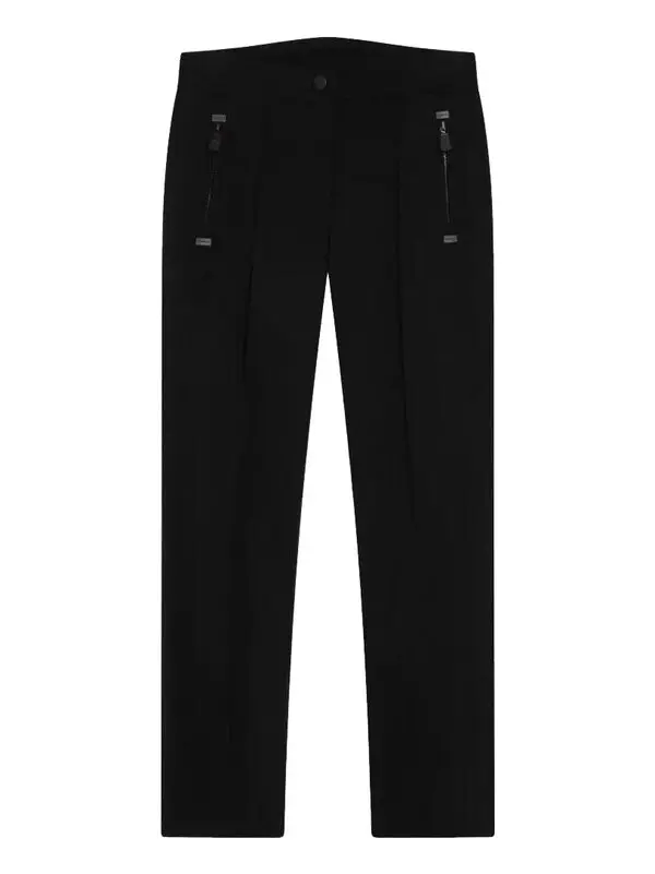 Moncler Logo Patch Stirrup Ski Trousers - Black