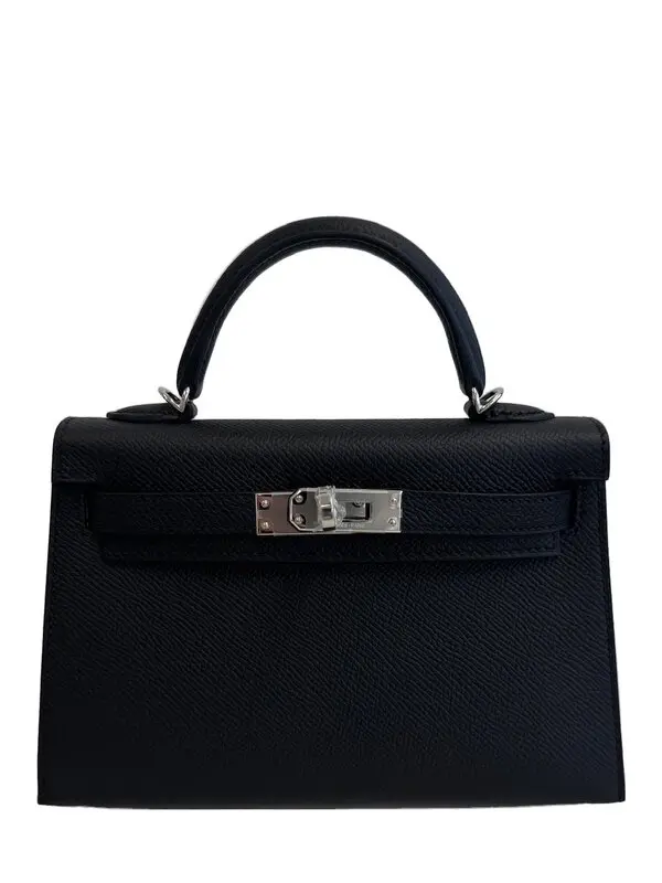 Hermès Kelly 20cm Bag In Epsom Leather With Palladium Hardware - Multi