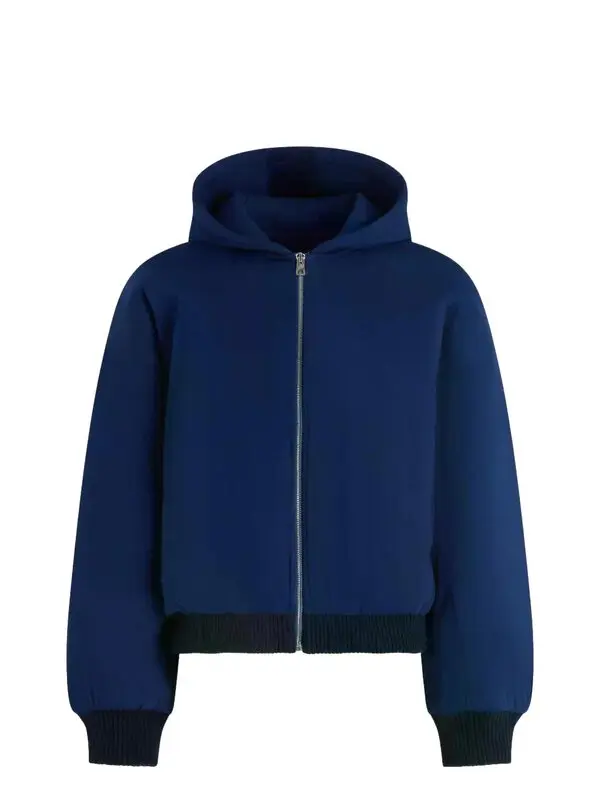 JEAN PAUL GAULTIER Long Sleeve Zip Hoodie - Blue