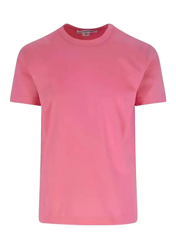 Comme Des Garçons Logo-print Short-sleeve T-shirt - Pink