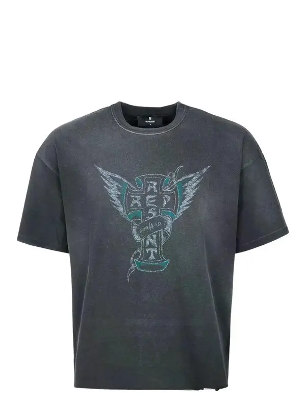 REPRESENT Westside Graphic-print T-shirt - Black
