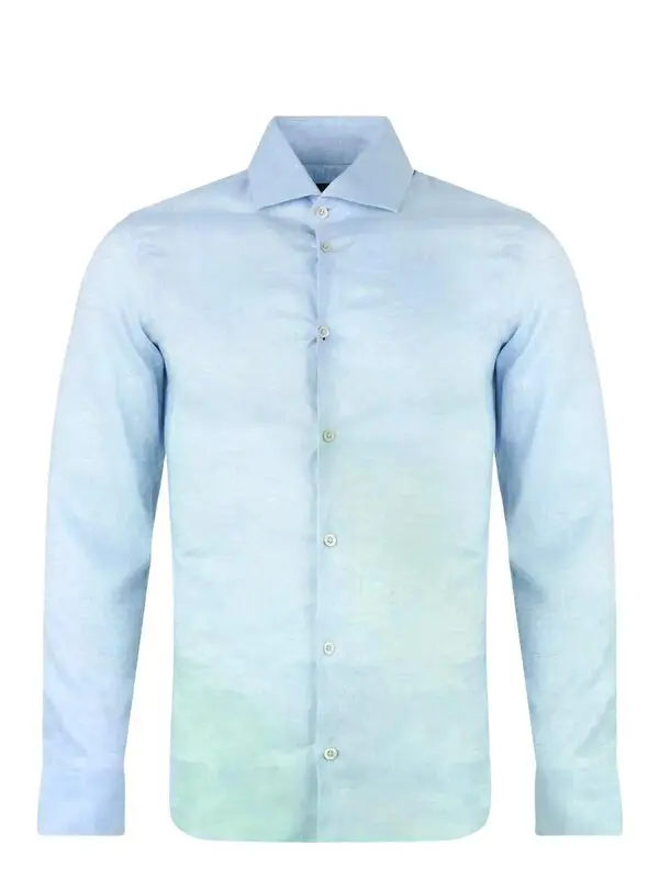 MOORER Long-sleeve Shirt - Blue