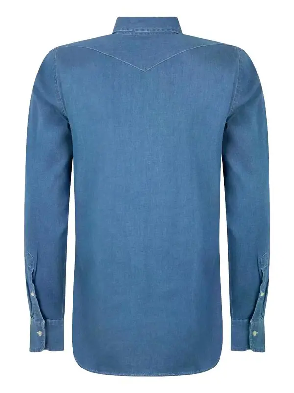 MOORER Long-sleeve Shirt - Blue