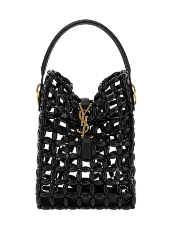 Saint Laurent Le 37 Beaded Tote Bag - Black