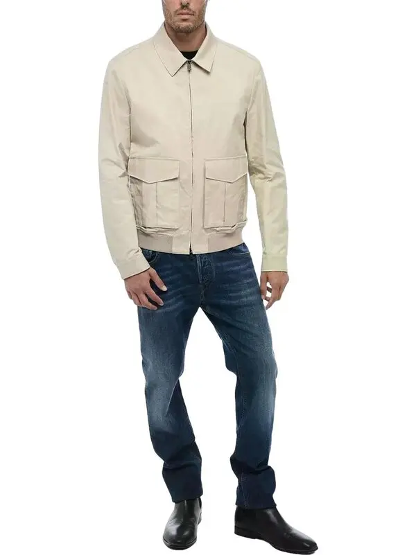 Corneliani Zip-up Flap-pocket Shirt Jacket - Neutrals
