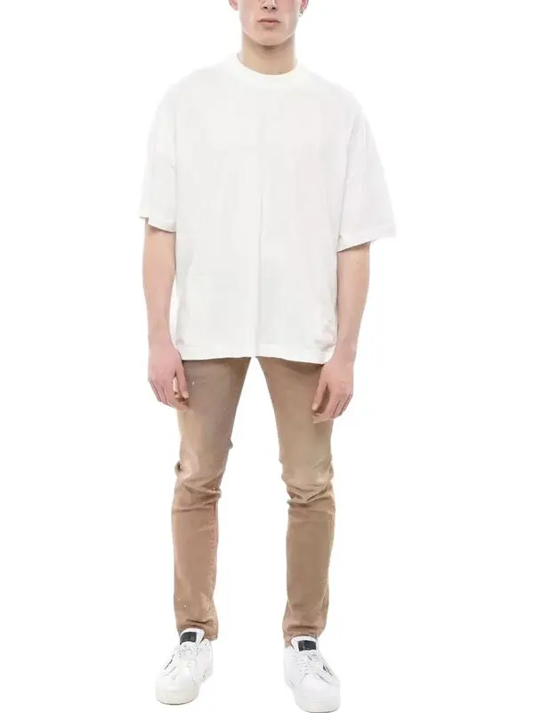 BONSAI Back-print Crew-neck T-shirt - White