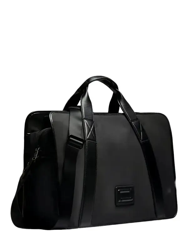 LANCEL Mistral Leather-trim Holdall Bag - Black