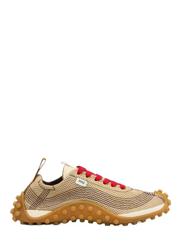 AMI Paris Mesh Mirage Sneakers - Neutrals