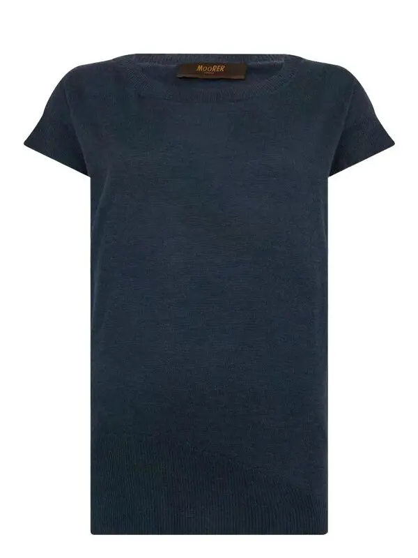 MOORER Short Sleeve T-shirt - Blue