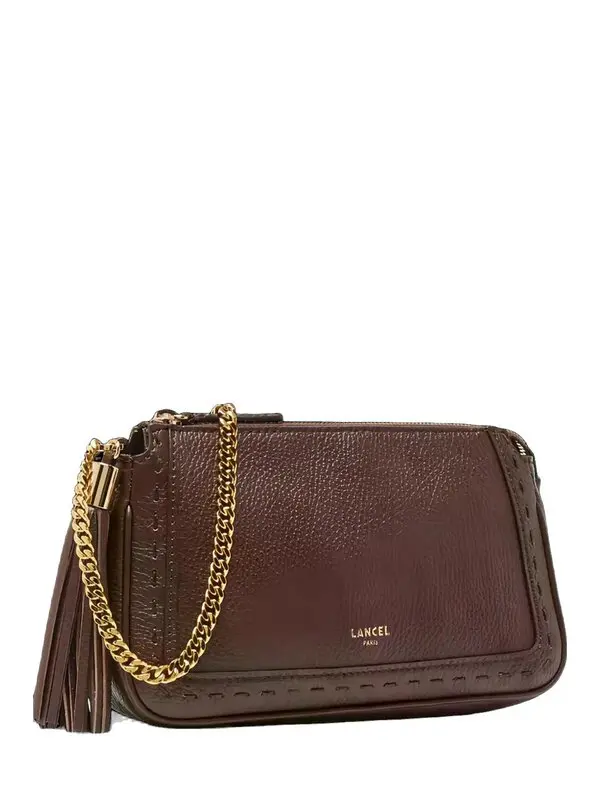 LANCEL Premier Flirt Tassel Detail Clutch Bag - Brown