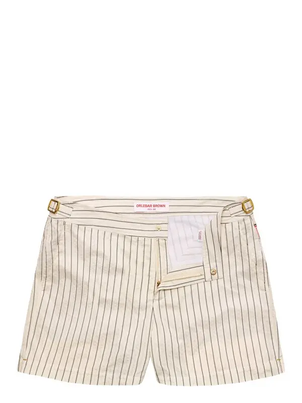 Orlebar Brown Tailored Seersucker Swim Shorts - Latte