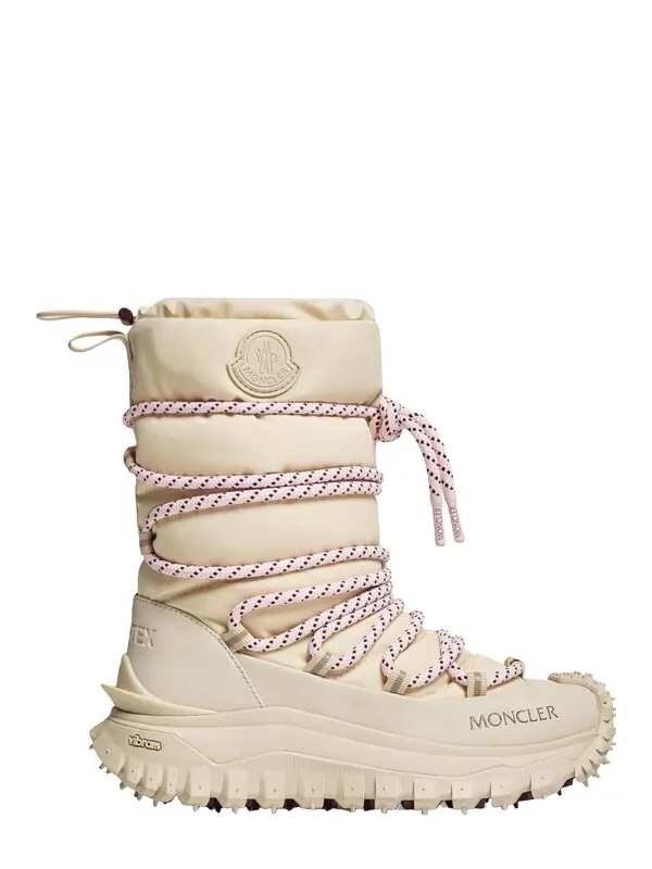 Moncler Trailgrip Après High Boots - Ivory