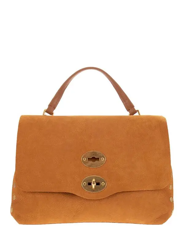 ZANELLATO Small Postina Messenger Bag With Turn Lock - Brown