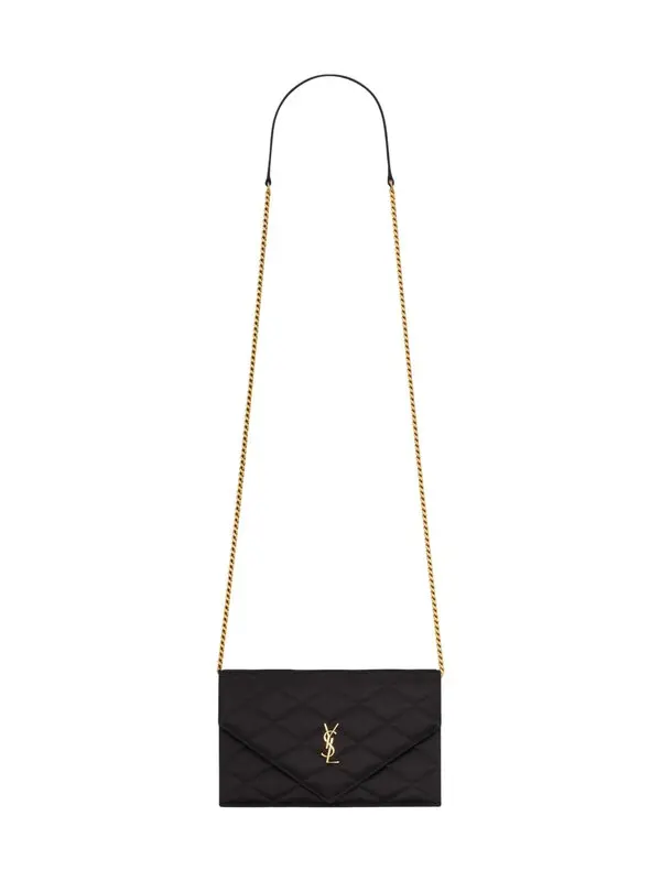 Saint Laurent Chain Shoulder Bag - Black