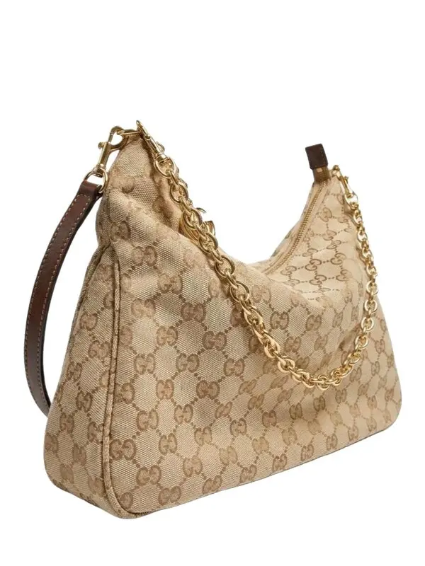 Gucci Lady Lunetta Chain Medium Shoulder Bag - Sand/brown