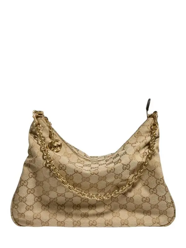 Gucci Lady Lunetta Chain Medium Shoulder Bag - Sand/brown
