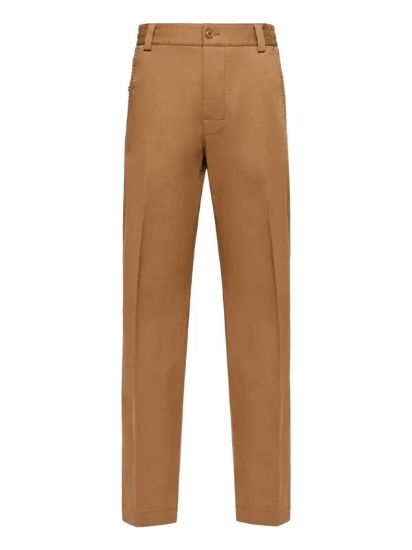 Moncler Tailored Cotton Pants - Camel