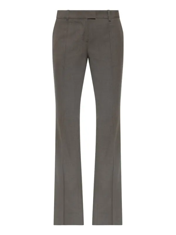 Attico Belt Loop Casual Pants - Grey