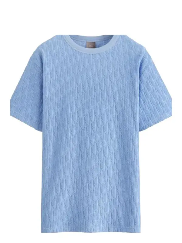 Dior Oblique T-shirt, Relaxed Fit - Blue