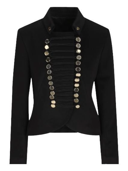 CINI VENEZIA Long Sleeve Jacket - Black