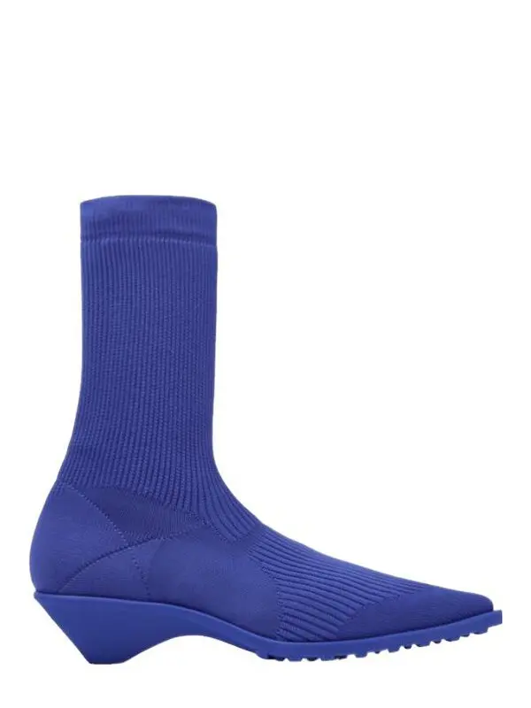 Camper X Issey Miyake Anna Pointed Toe Sock Boot - Blue