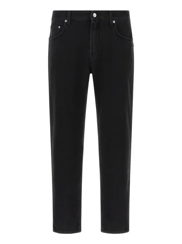 DEPARTMENT 5 Talk" Jeans Straight Leg Cropped - Black
