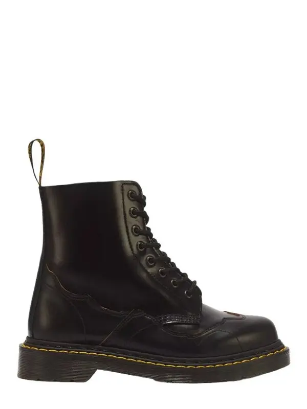 Dr. Martens 1460 Pascal Brogue Boots - Black