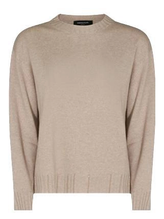 Fabiana Filippi Long-sleeve Crewneck Jumper - Nude