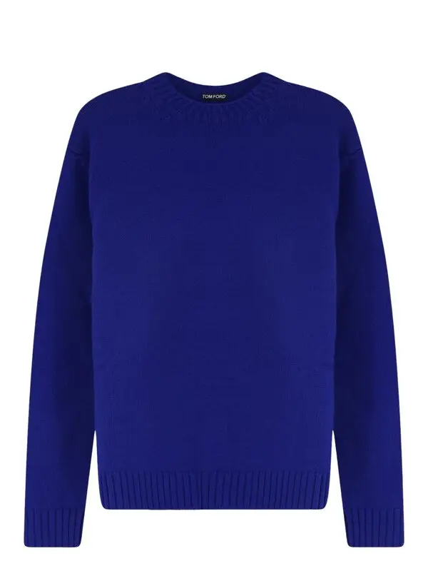 TOM FORD Long-sleeved Sweater - Royal Blue