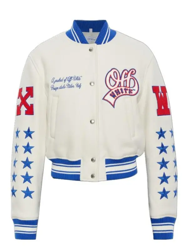 Off-White Varsity Bomber Jacket - No