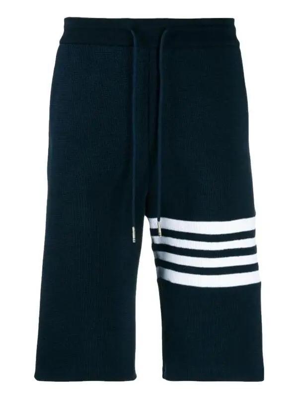 Thom Browne 4-bar Sweatshorts - Navy Blue