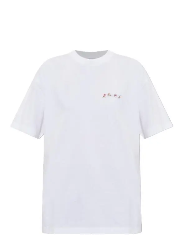 Off-White Printed Crewneck T-shirt - No