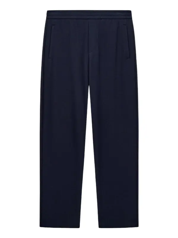 Emporio Armani Elastic-waist Athletic Pants - Black