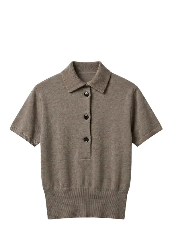 Christopher Esber Short-sleeved Polo Shirt - Grey