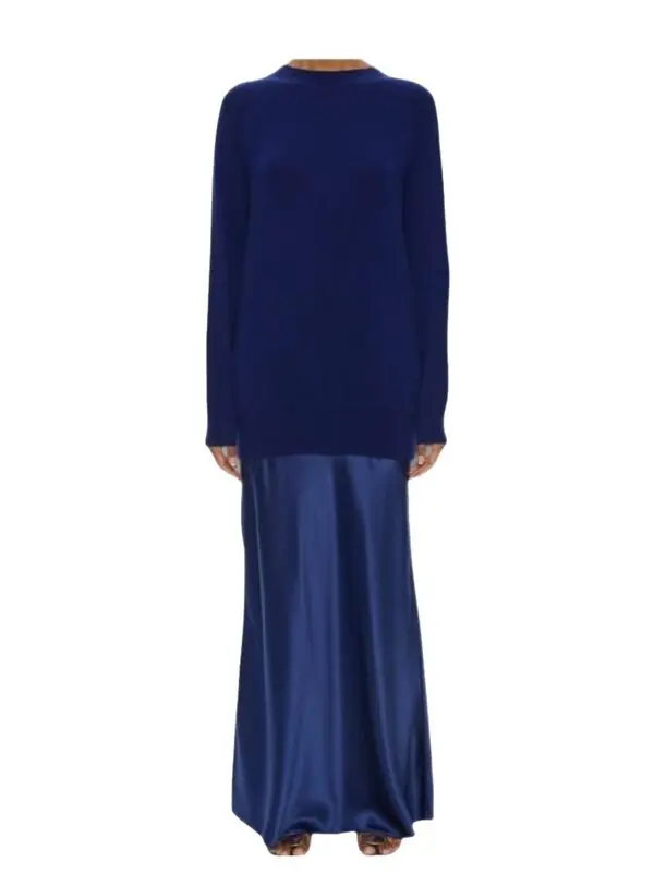 Christopher Esber Long Sleeved Maxi Dress - Blue