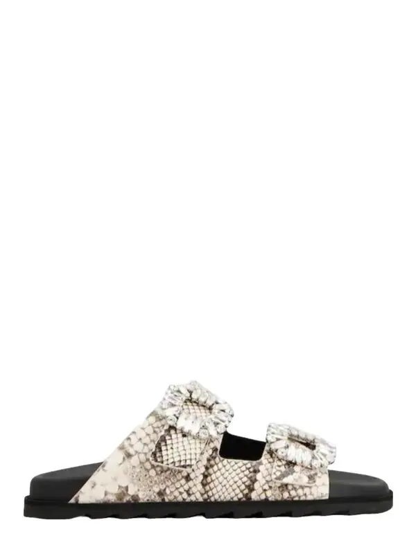 ROGER VIVIER Slidy Viv Mules - Off-white
