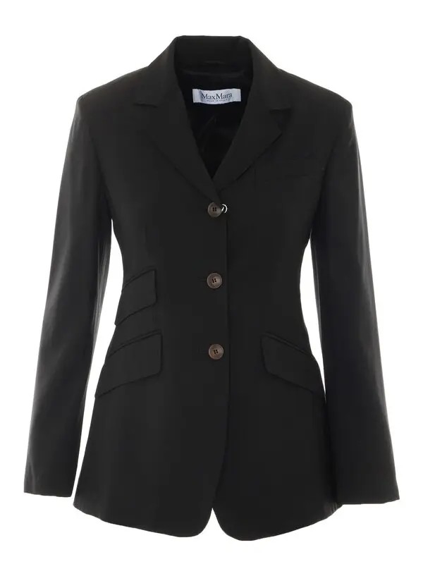 Max Mara Long-sleeve Blazer - Black