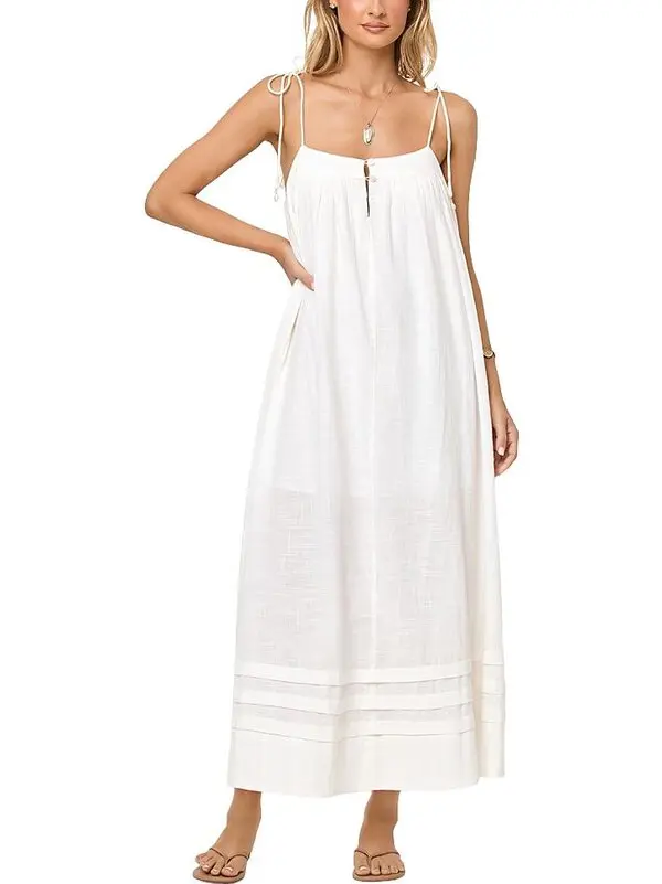 L*Space Spaghetti Strap Maxi Dress - Cream