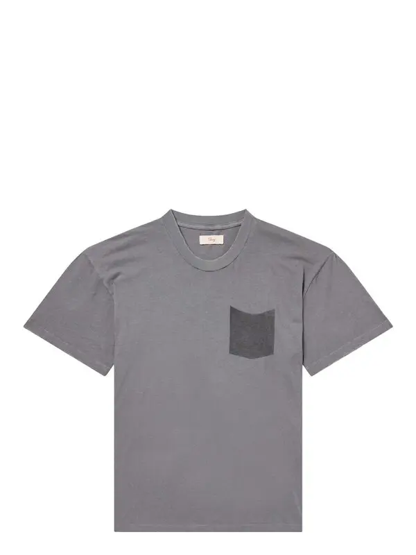 CHERRY LOS ANGELES Printed Cotton-jersey T-shirt - Gray