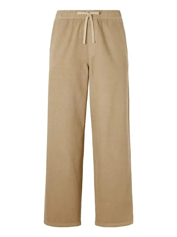 A.p.c. Straight-leg Cotton-twill Trousers - Neutrals