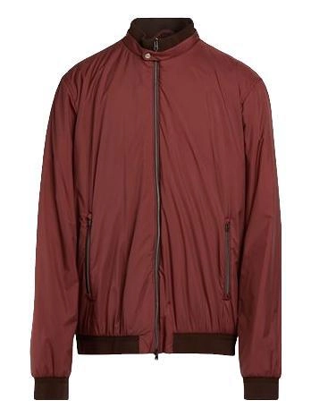Herno Polyamide Bomber Jacket - Red