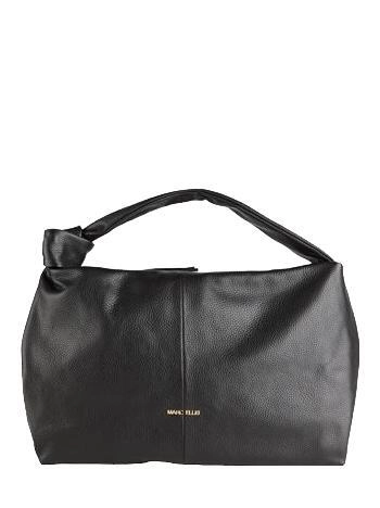 MARC ELLIS Leather Hobo Bag - Black
