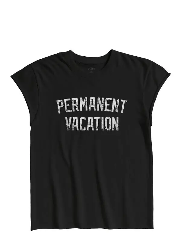 OTHER UK Permanent Vacation Rocker Tee - Black