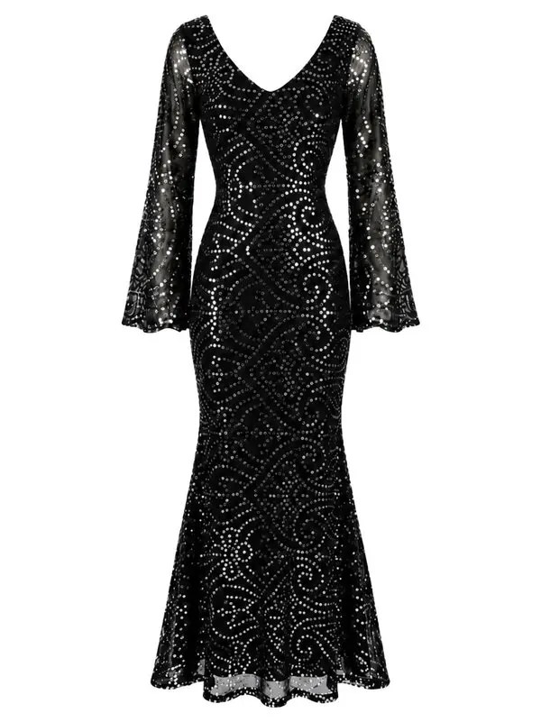 INTERNATIONAL APPEAL Patra Mermaid Gown - Black
