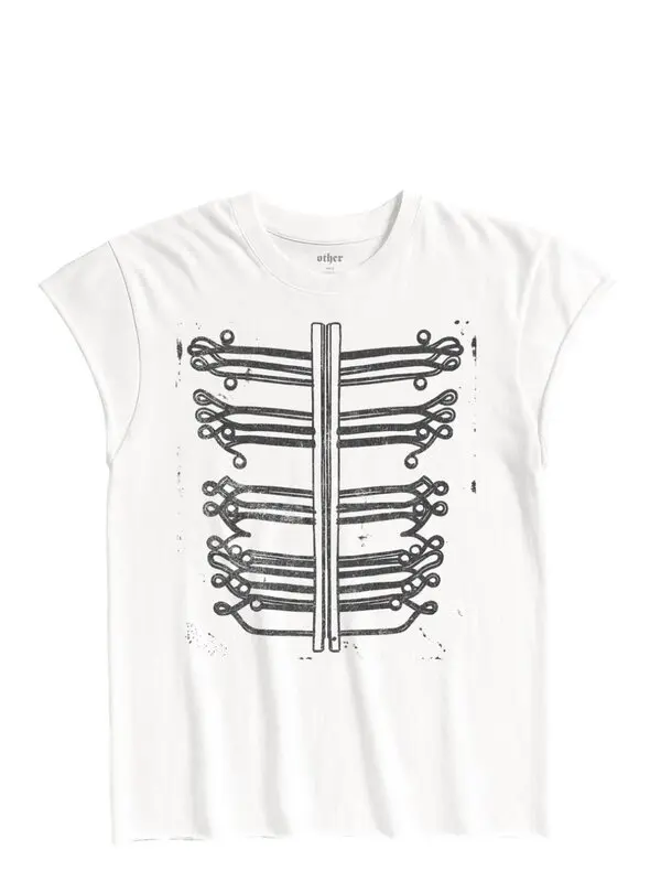 OTHER UK Napoleon Rocker Tee Vintage - White